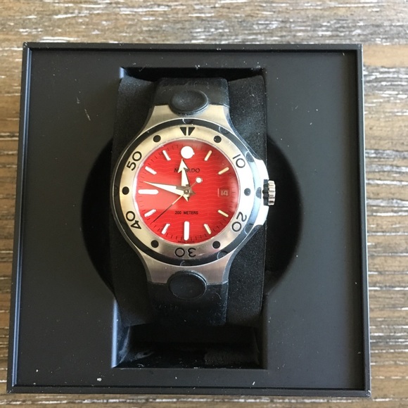 Movado | Accessories | Movado Series 80 Red | Poshmark